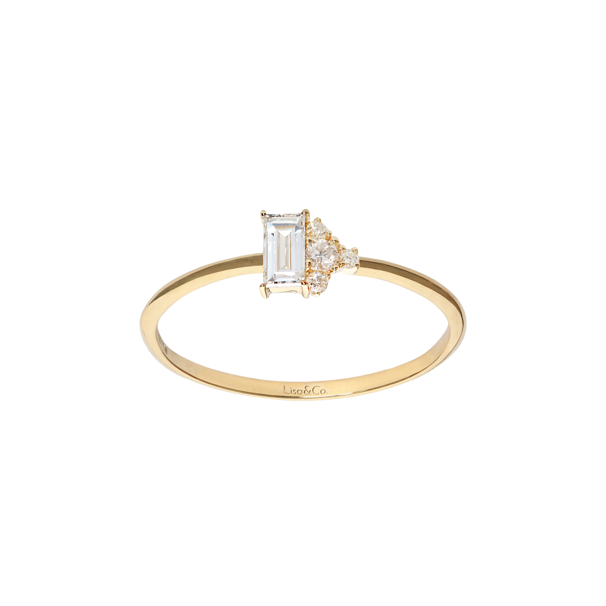 Inel Juno din Aur de 18k si Diamante | Lisa&Co.